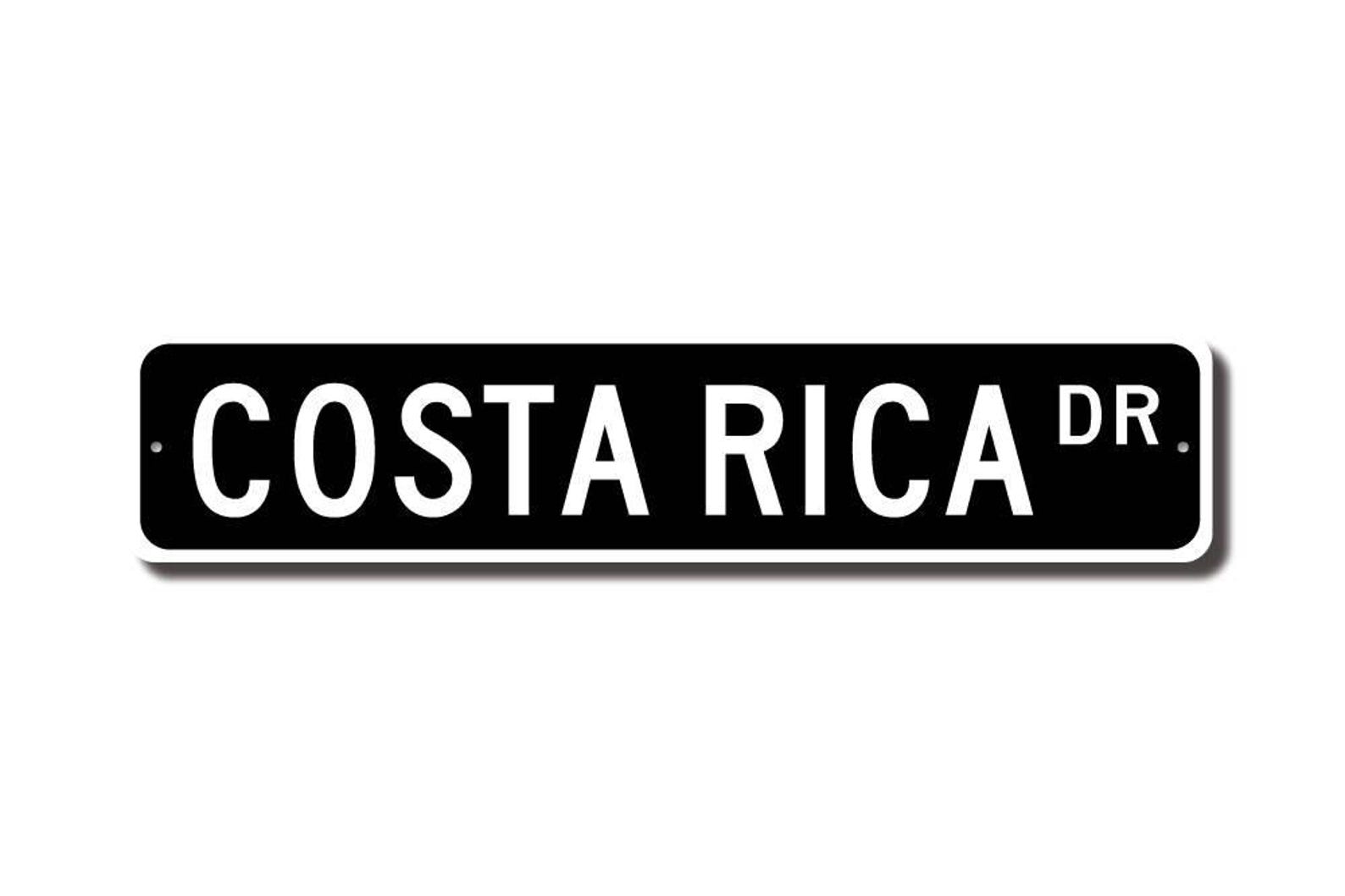 Costa Rica Sign, Costa Rica Wall Decor, Costa Rica Keepsake, Costa Rica ...