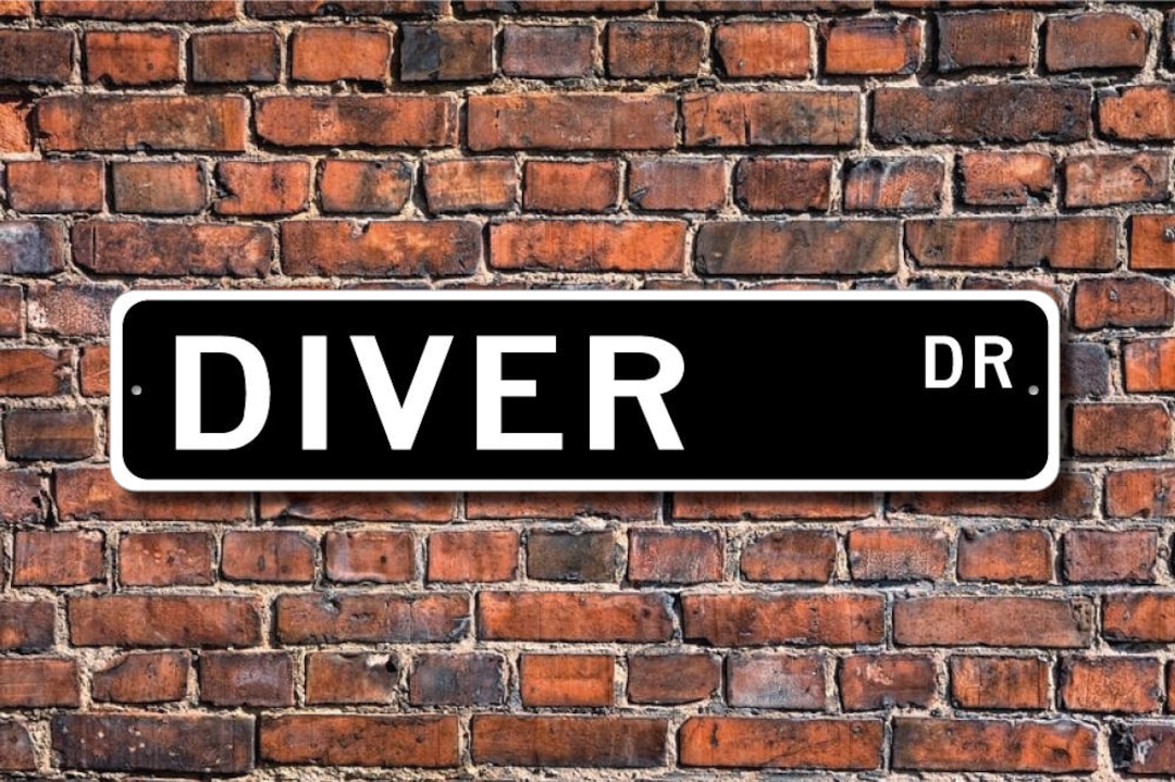 Diver, Diver Gift, Diver Sign, Gift for Diver, Sports, Swimming Pool ...
