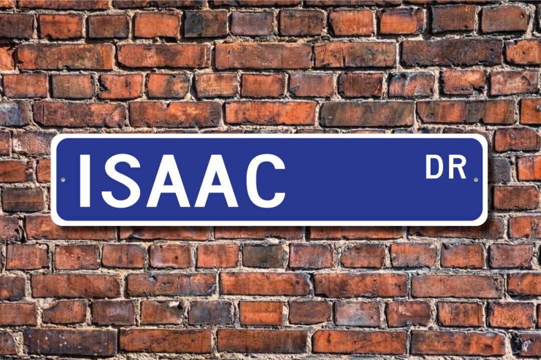 Isaac, Isaac Sign, Isaac Fan, Isaac Decor, Child Gift, Grandchild Gift ...
