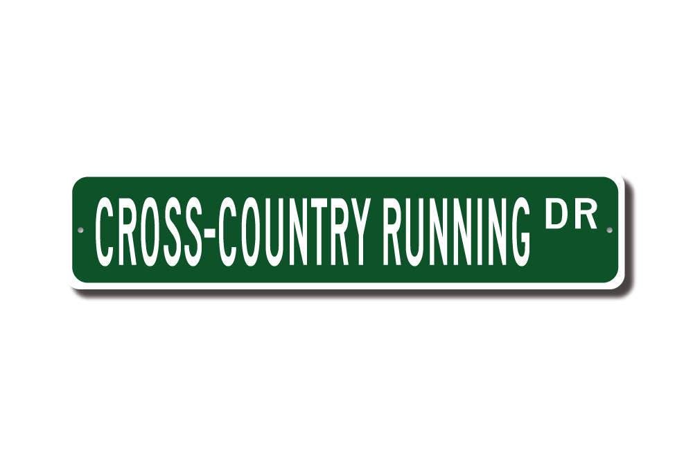 Cross-country Running, Cross-country Running Sign, CC Running Fan ...