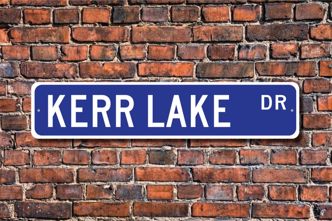 Kerr Lake, Kerr Lake sign, Kerr Lake gift, Kerr Lake visitor, lake ...