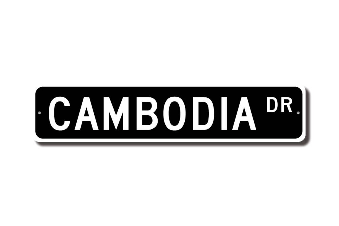 Cambodia Sign Cambodia Gift Cambodia Keepsake Cambodia Wall | Etsy