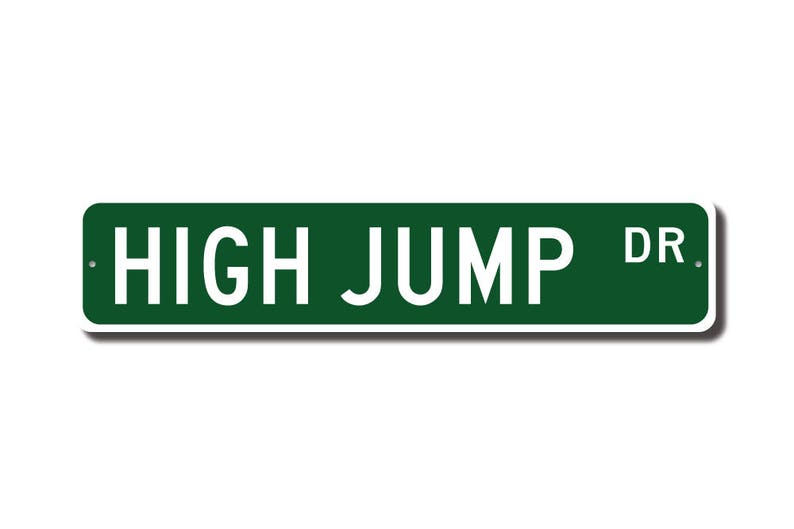 High Jump High Jump Sign High Jump Fan High Jump - Etsy
