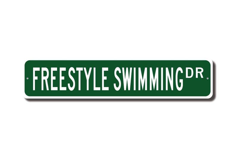 Freestyle Swimming, Freestyle Swimming Sign, Freestyle Swimming Fan ...