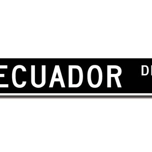 Ecuador Sign, Ecuador Wall Decor, Ecuador Gift, Ecuador Souvenir Sign ...