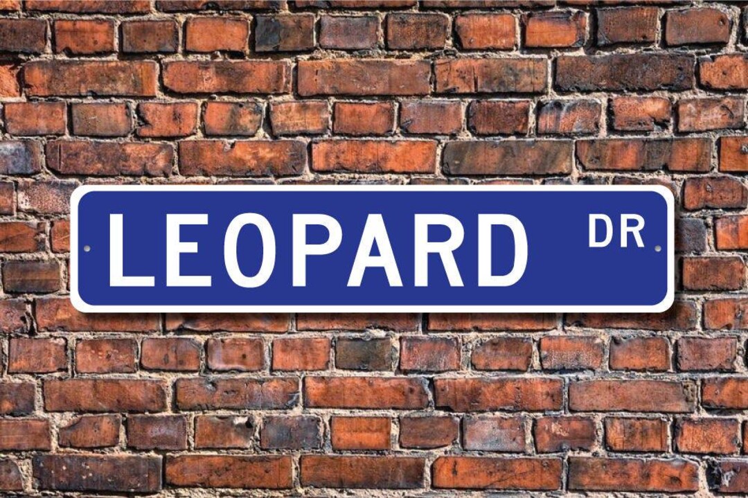 Leopard, Leopard Gift, Leopard Sign, Leopard Decor, Leopard Lover, Big ...