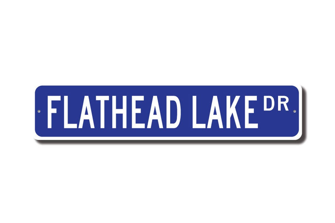 Flathead Lake Flathead Lake Sign Flathead Lake Visitor Lake | Etsy
