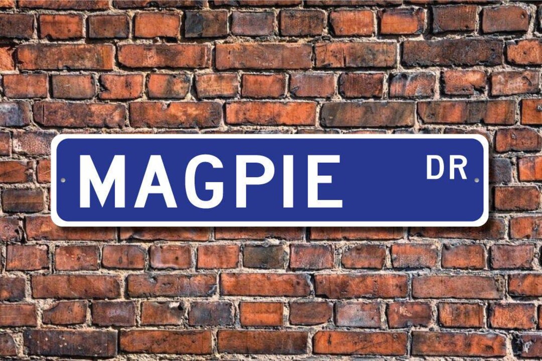 Magpie, Magpie Gift, Magpie Sign, Magpie Decor, Magpie Lover ...