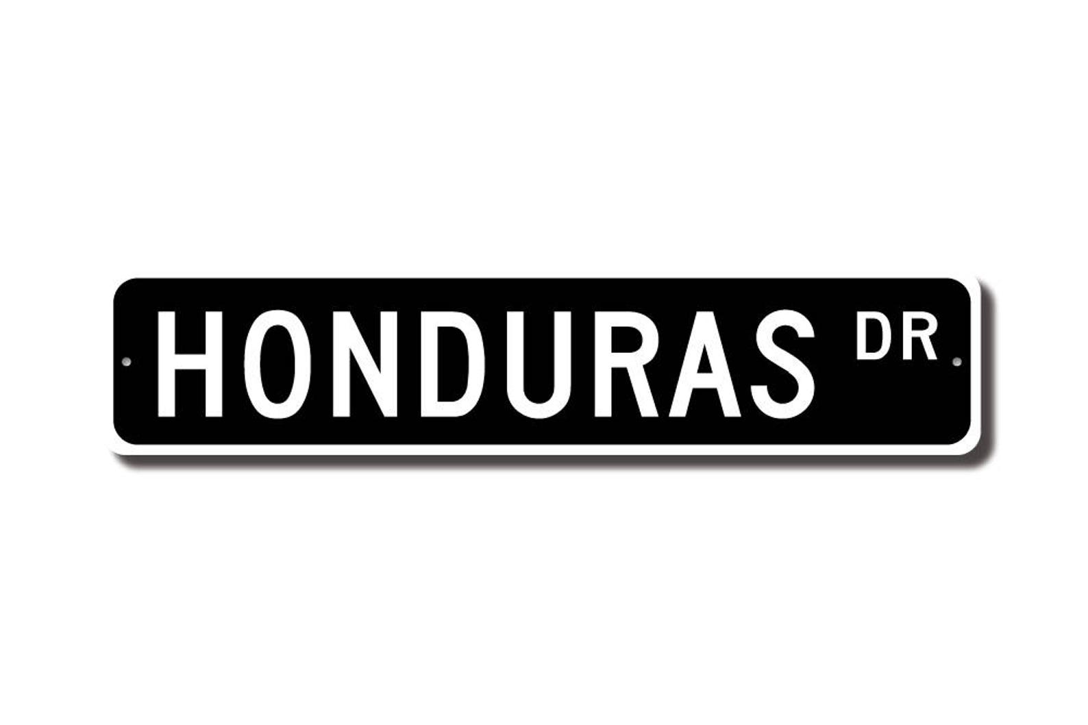 Honduras Sign Honduras Wall Decor Honduras Gift Honduras - Etsy