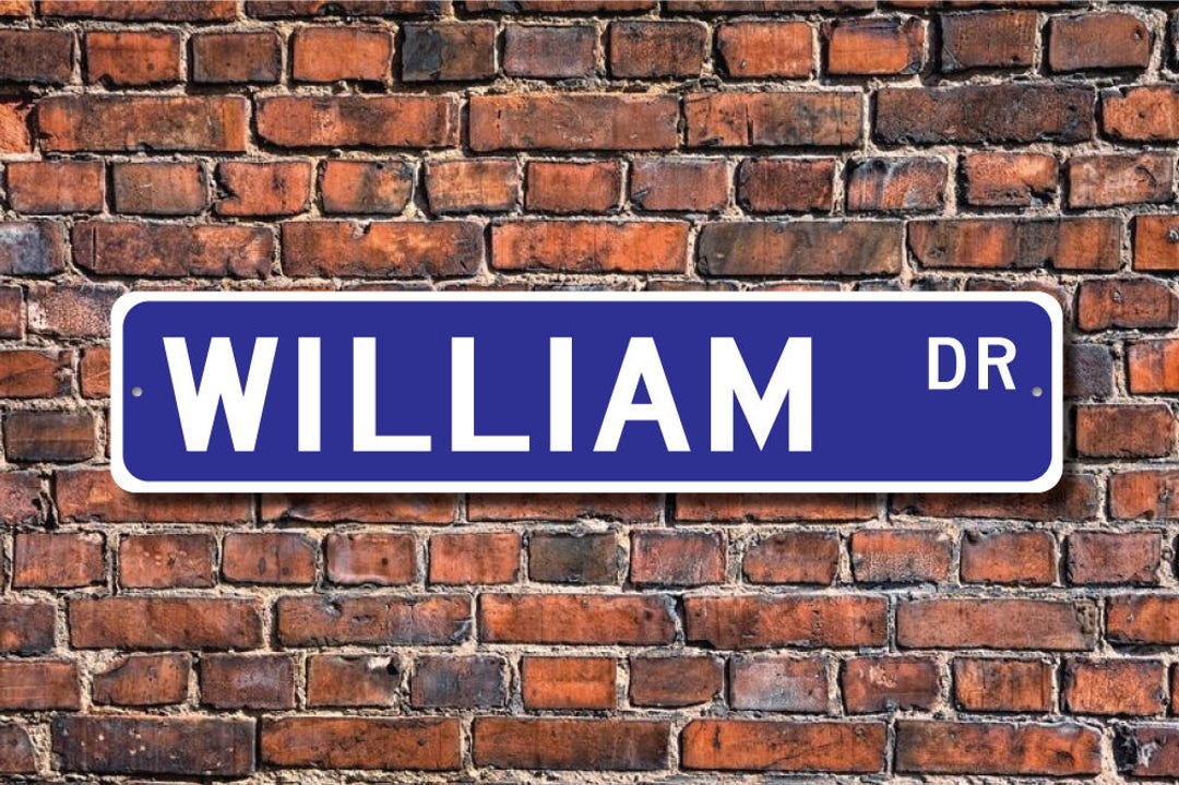 William, William Sign, William Gift, William Decor, Child Gift ...