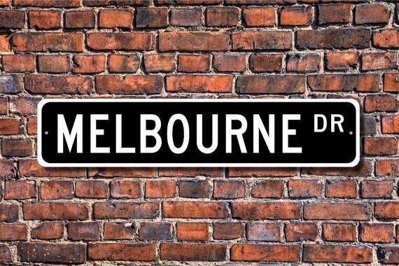 Melbourne Melbourne sign Melbourne gift Melbourne visitor | Etsy