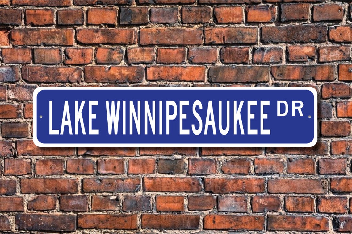 Lake Winnipesaukee Lake Winnipesaukee Sign New Hampshire | Etsy