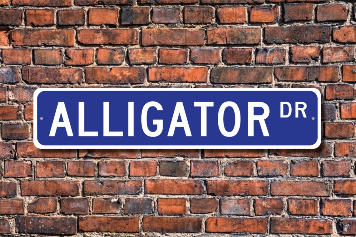 Alligator Alligator Gift Alligator Sign Water Dweller | Etsy