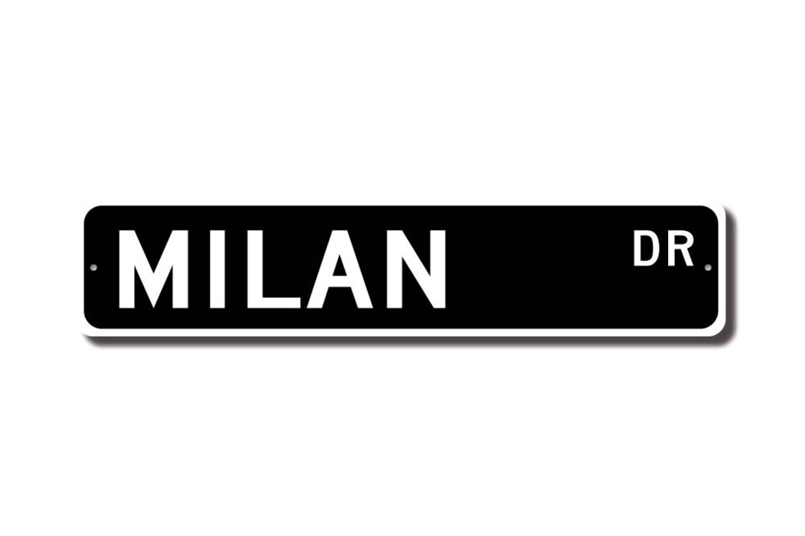Milan Milan Sign Milan Gift Milan Visitor Souvenir Italy - Etsy UK