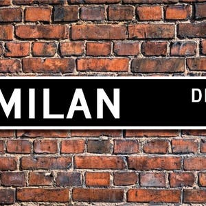 Milan, Milan Sign, Milan Gift, Milan Visitor Souvenir, Italy City ...