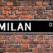 Milan, Milan Sign, Milan Gift, Milan Visitor Souvenir, Italy City ...