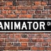 Animator, Animator Gift, Animator Sign, Animator Decor, Sign Animator ...