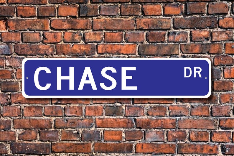 Chase Chase Sign Chase Gift Chase Fan Child Gift - Etsy