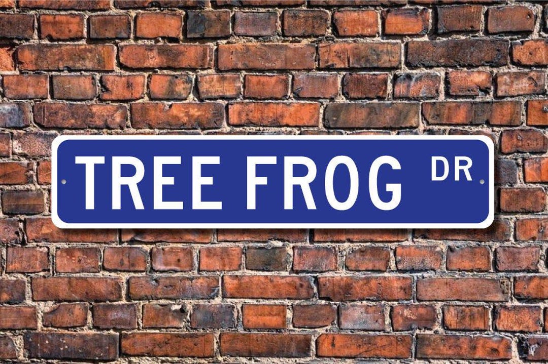 Tree Frog, Tree Frog Gift, Tree Frog Sign, Tree Frog Decor, Tree Frog ...