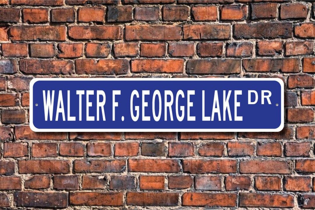 Walter F. George Lake, Walter F. George Lake Sign, GA-AL Lake, Walter F ...