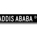 Addis Ababa Addis Ababa Gift Addis Ababa Sign Addis Ababa - Etsy