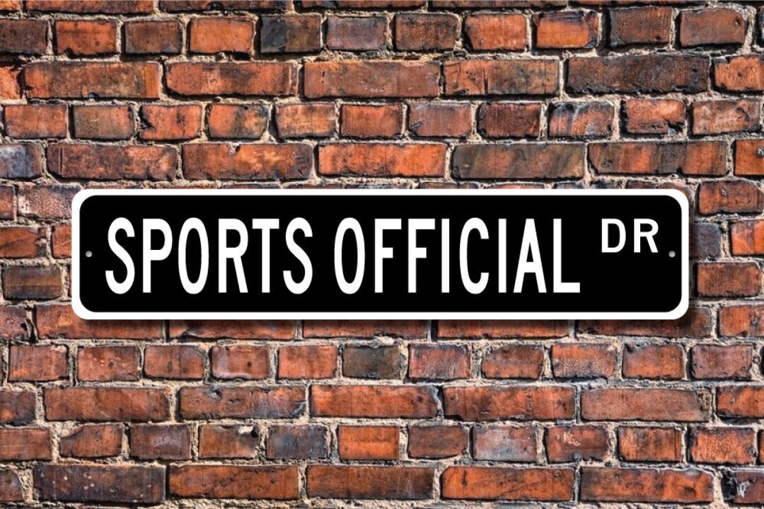 Sports Official, Sports Official Gift, Sports Official Sign, Referee ...