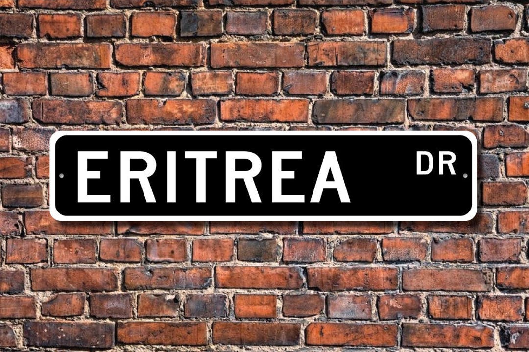 Eritrea Sign, Eritrea Wall Decor, Eritrea Gift, Eritrea Souvenir Sign ...