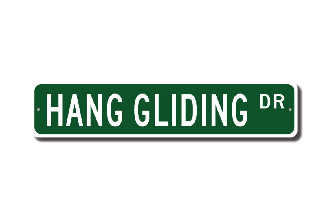 Hang Gliding Hang Gliding Sign Hang Gliding Fan Hang | Etsy