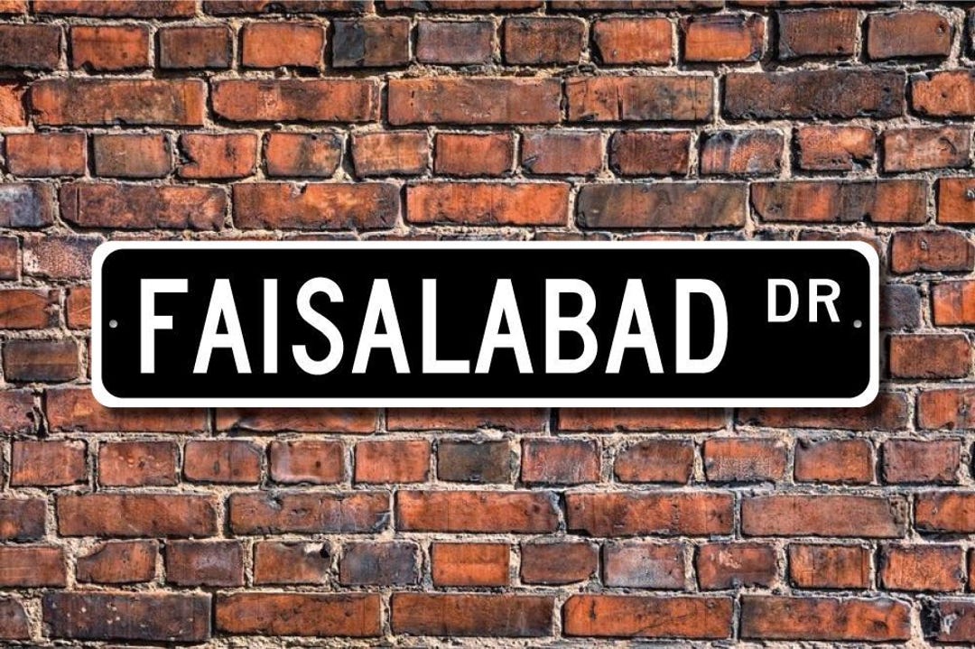 Faisalabad, Faisalabad Sign, Faisalabad Gift, Faisalabad Visitor ...