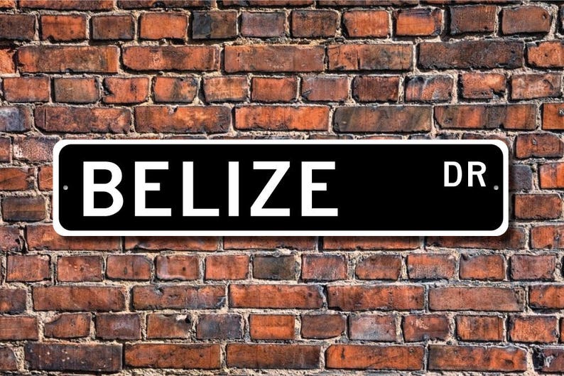 Belize Sign Belize Gift Belize Keepsake Belize Wall Decor - Etsy