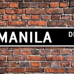 Manila, Manila Sign, Manila Gift, Manila Visitor, Manila Souvenir ...