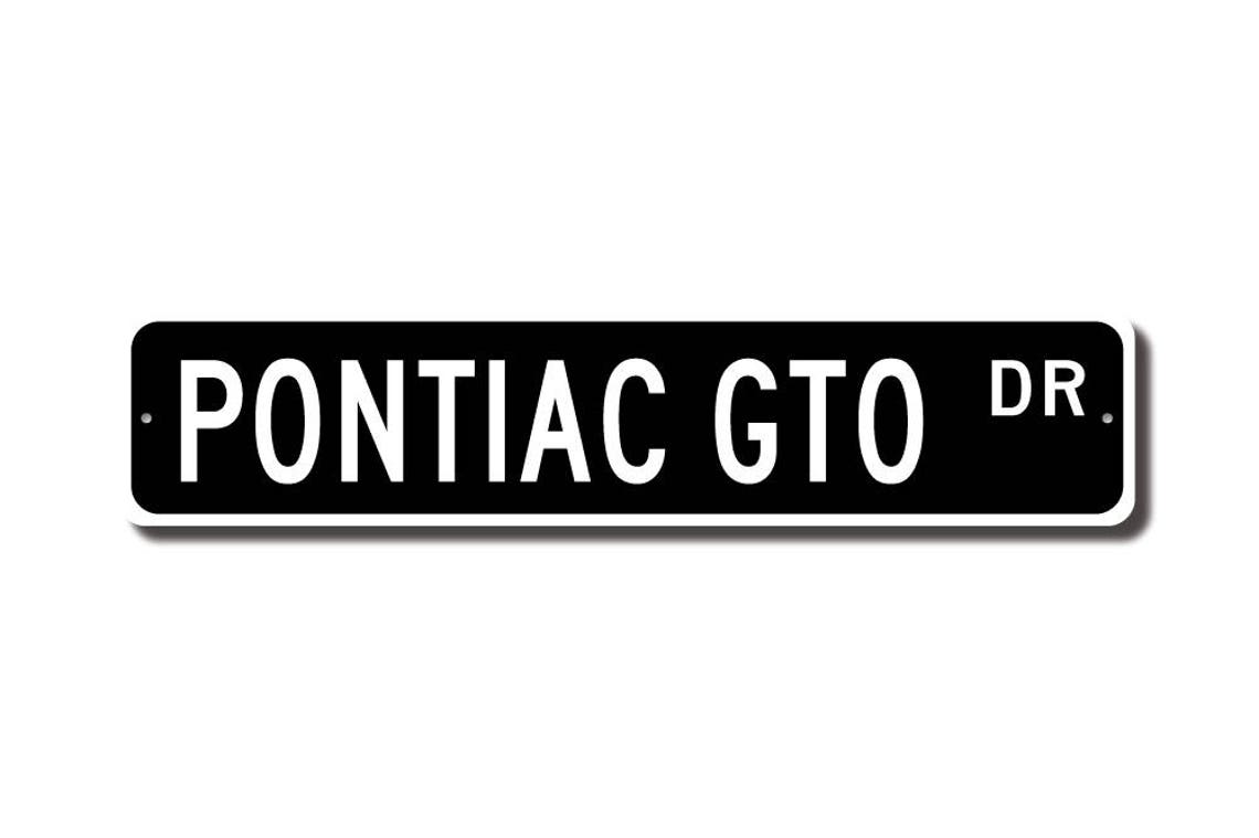 GTO Pontiac GTO Sign GTO Owner Gift Vintage Car Pontiac - Etsy