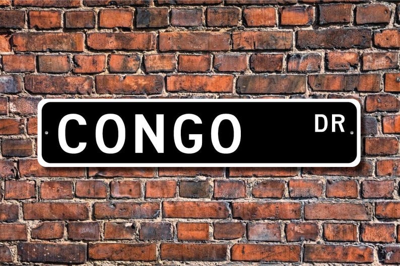 Congo Sign Congo Wall Decor Congo Souvenir Sign Congo - Etsy UK
