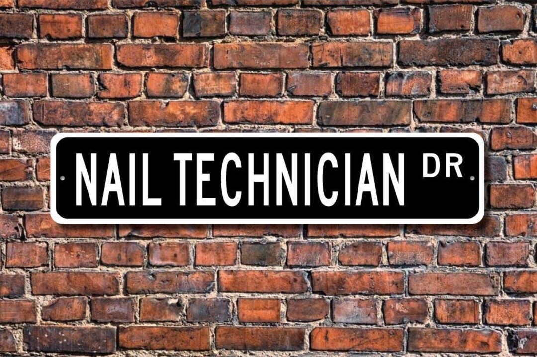 Nail Technician, Nail Technician Gift, Nail Technician Sign, Nail Salon ...