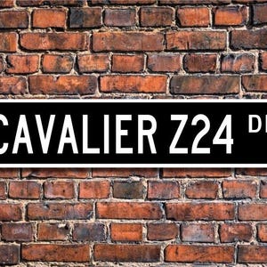 Cavalier Z24, Chevrolet Cavalier Z24 Sign, Chevrolet Cavalier Z24 Gift ...