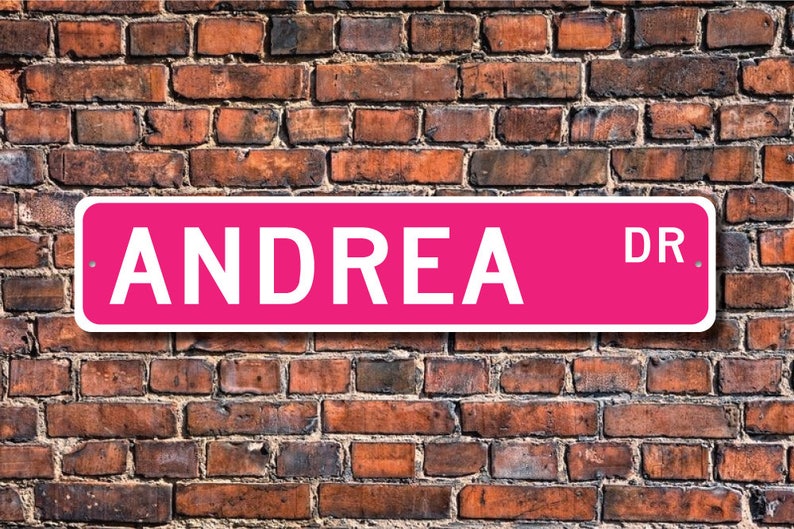 Andrea Andrea Sign Andrea Lover Andrea Gift Child Gift | Etsy