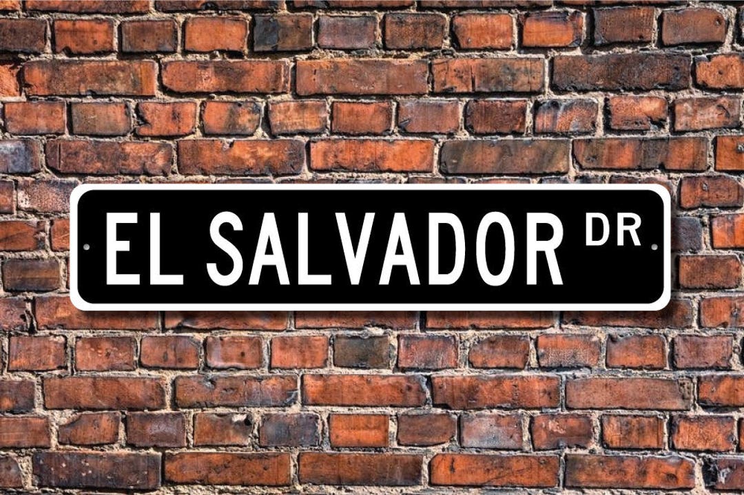 El Salvador Sign, El Salvador Decor, El Salvador Gift, El Salvador ...