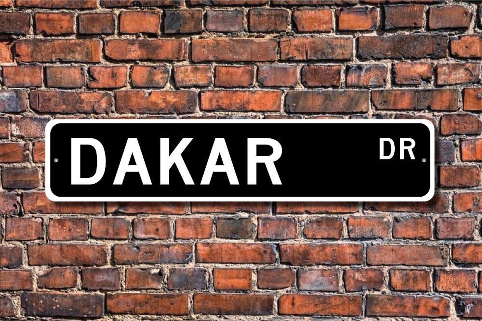 Dakar, Dakar Gift, Dakar Sign, Dakar Visitor Souvenir, Dakar Native ...