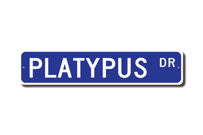 Platypus Platypus Gift Platypus Sign Platypus Decor - Etsy