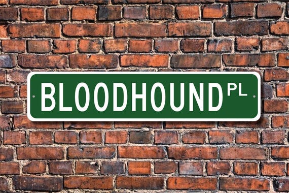 Bloodhound Bloodhound Gift Bloodhound Sign Dog Lover Gift | Etsy