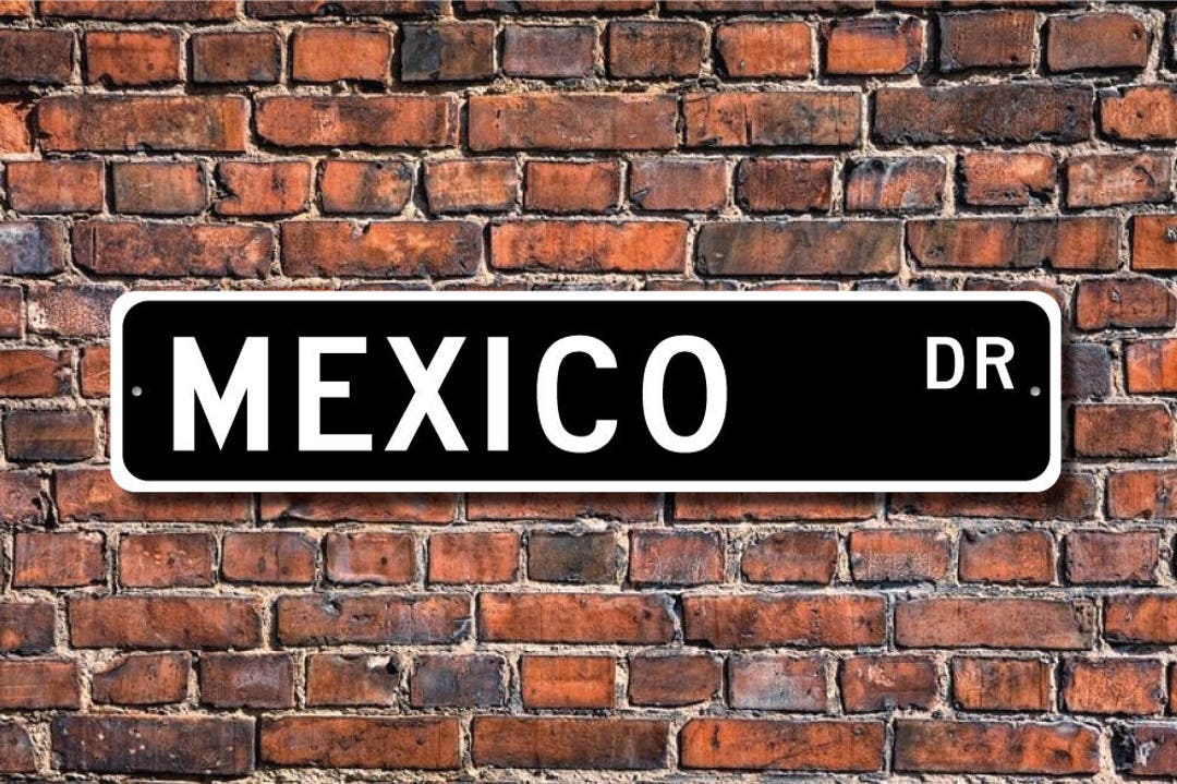 Mexico, Mexico Gift, Mexico Sign, Souvenir Sign, Mexico Native ...