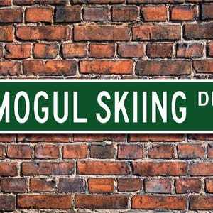 Mogul Skiing, Mogul Skiing Sign, Mogul Skiing Fan, Mogul Skiing Gift ...