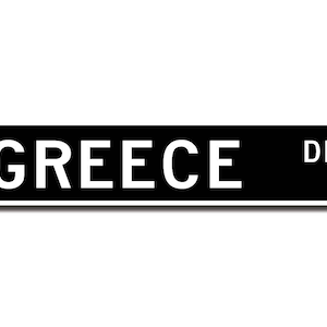 Greece Sign, Greece Wall Decor, Greece Gift, Greece Souvenir Sign ...
