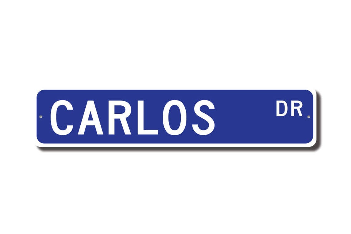 Carlos Carlos Sign Carlos Gift Carlos Fan Child Gift | Etsy