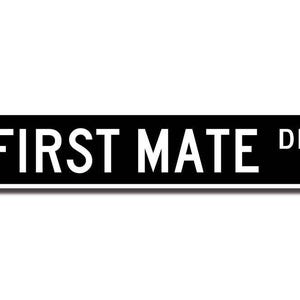 First Mate, First Mate Gift, First Mate Sign, Fishing Boat, Gift for ...