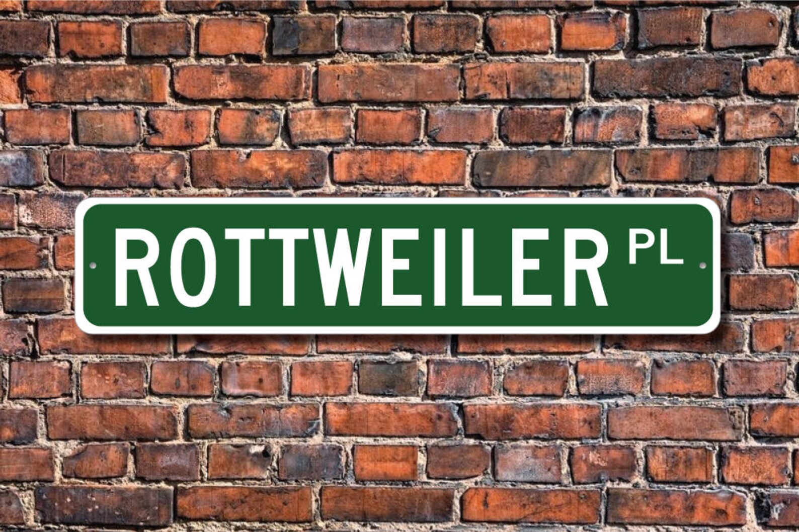 Rottweiler Rottweiler Sign Rottweiler Lover Custom Street - Etsy