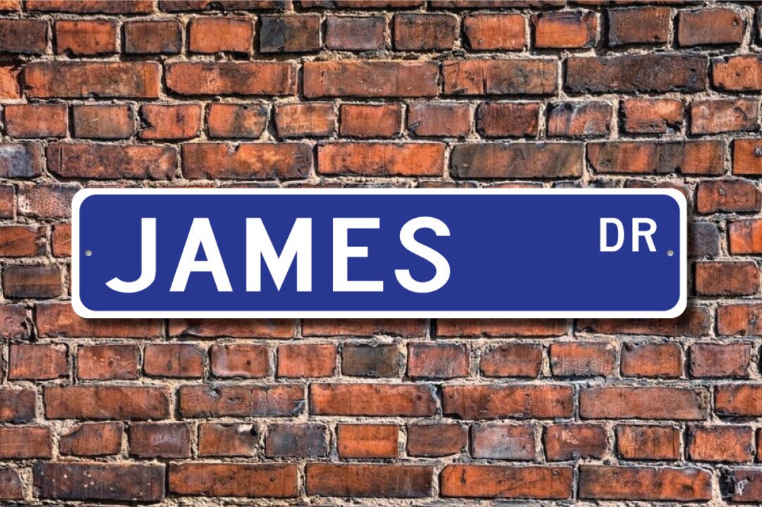 James, James Sign, James Fan, James Decor, Child Gift, Grandchild Gift ...