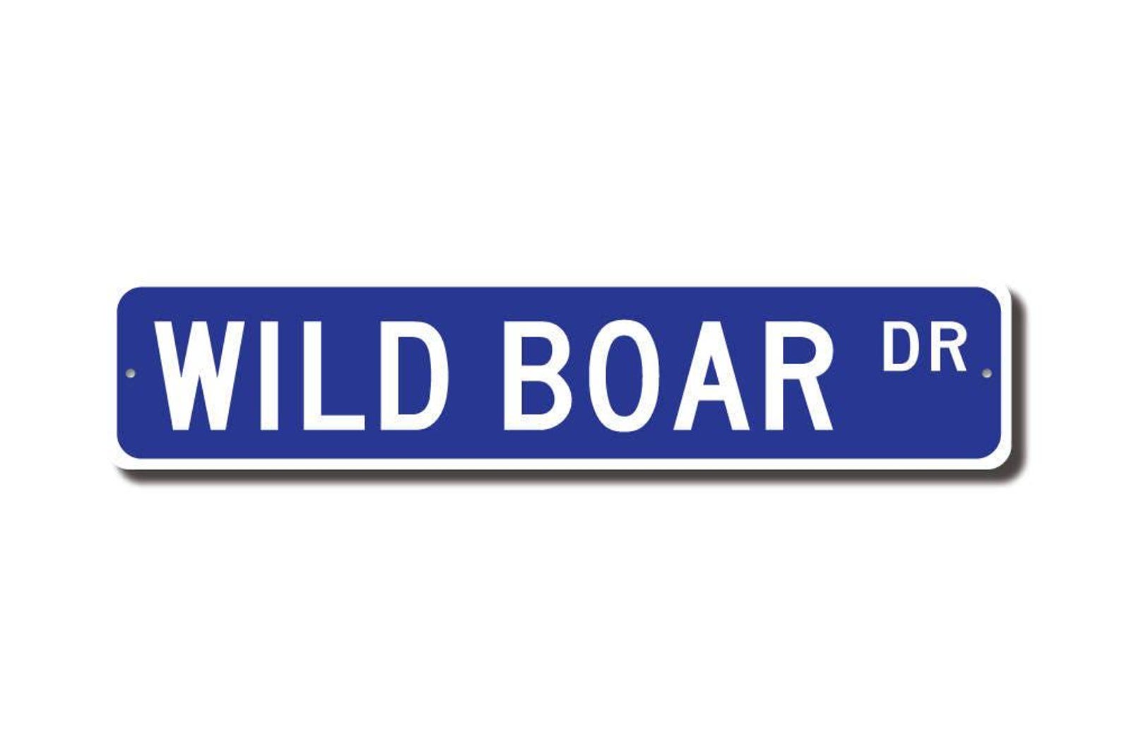 Wild Boar, Wild Boar Gift, Wild Boar Sign, Wild Boar Decor, Wild Boar ...