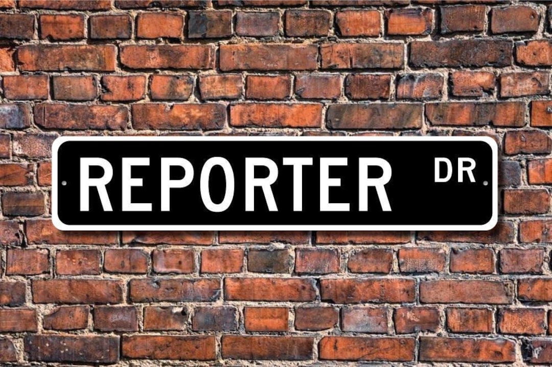 Reporter, Reporter Gift, Reporter Sign, Newspaper Reporter, Television ...