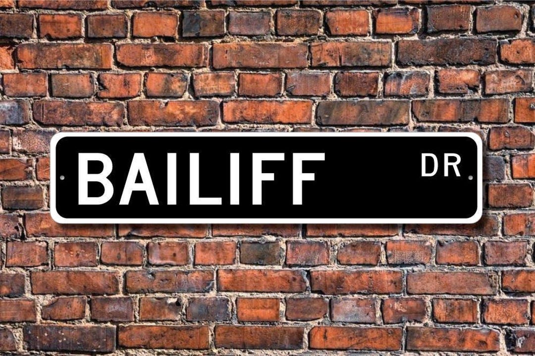 Bailiff, Bailiff Gift, Bailiff Sign, Bailiff Decor, Court Personnel ...